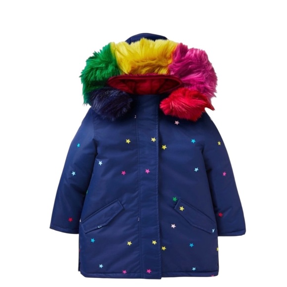 Mini Boden | Jackets & Coats | Mini Boden All Weather Star Rainbow ...